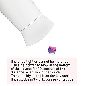 Backlit Key Cap for Cherry MX Mechanical Koi Fish Resin Artisan Keycaps 1U