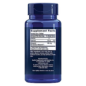 Life Extension Super Ubiquinol Coq10, 100 Mg, 60 Softgels | Super Omega-3 Epa/dha Fish Oil, 120 Softgels | Heart & Brain Health Supplements, Inflammation Management, Anti-Aging Support.