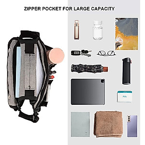 supregear Side Walker Bag, Walker Accessories Bag w/Cup Holder, Folding Walker Basket Waterproof Walker Organizer Caddy Pouch for Most Walker with Side Bar for Seniors, Elderly, Double Sided