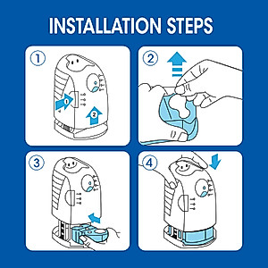 HOMEGLEN Shaver Cleaner Clean & Renew Refill Cartridges, 2 Count, Pack of 1
