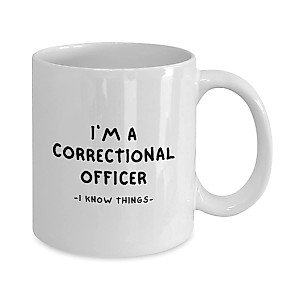 Correctional Officer Mug,Best Corrections Work Appreciation Birthday Christmas Tumbler Gift For Officer Shirt Prison Supervisor Police Men Women Coworker,Funny Prayer Travel Job Present Coffee Tea Cup