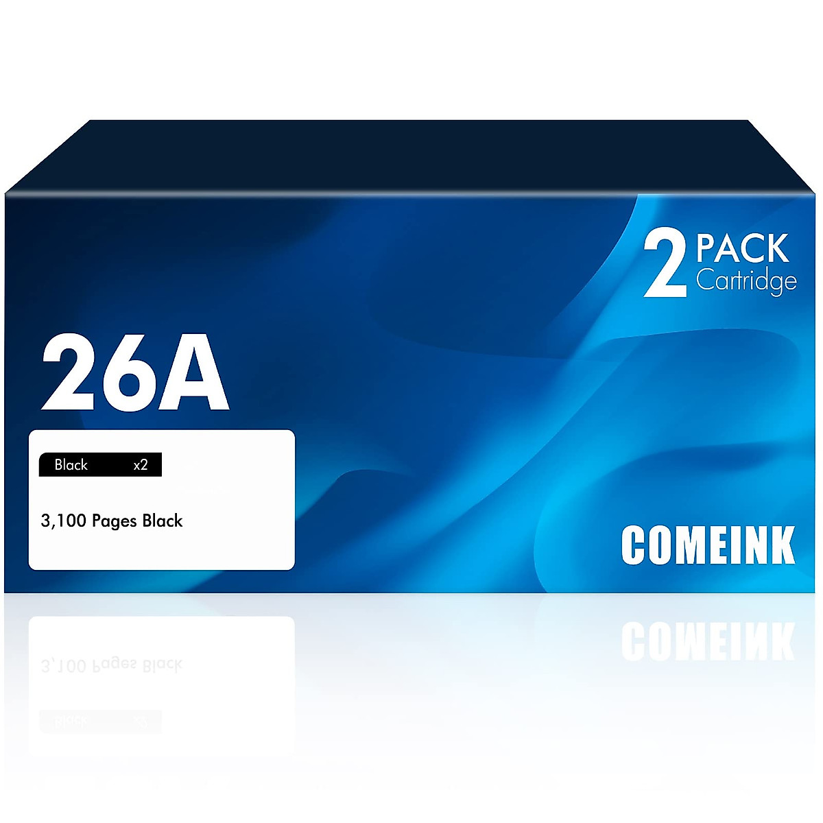 CF226A 26A Toner Cartridge 2Pack: Compatible for HP 26A 26X CF226X Black Toner Replacement for Color Laser Pro M402dw M402n M402dn M402d M402 MFP M426dw M426fdw M426fdn M426 Series Laser Printer