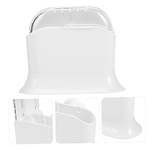 DOITOOL Rice Spoon Storage Rack Plastic Organizer Box Plastic Cutlery Organizer Rice Scoop Rack Rice Paddle Stand Rice Spatula Case Utensils Storage Rack Spoon Holder Rice Spoon Rack Ladle