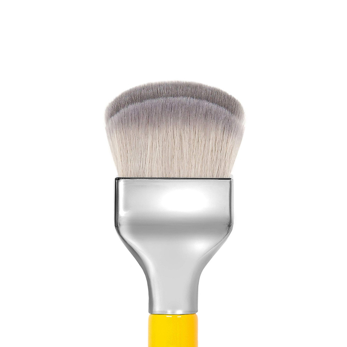 Bdellium Tools Professional Makeup Brush - Studio Series 972 Large Rounded Double Dome Blender - With Soft Synthetic Fibers, For Foundation Application & Blending (Yellow, 1pc)