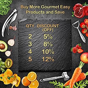Lemon Squeezer Stainless Steel - Citrus Juicer - Unconditional 5 Year Warranty Manual Juicer, Lemon Juicer Squeezer - Heavy Duty Hand Juicer - Citrus Press -Lime Squeezer - Large Orange Juice Squeezer