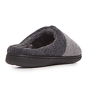 Skysole Boy’s Clog Slippers, Lightweight and Comfortable Indoor Slip-Ons with Rubber Soles, Grey, Size 2/3