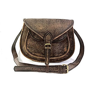 THE CHARMIKA: 13-Inch Women's Handbag - Full Grain Leather Crossbody Tote for Travel and Everyday Use