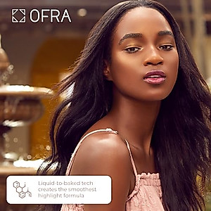 Ofra Cosmetics All of the Lights Highlighter - 4-in-1 Highlighter Makeup Palette for Cheeks, Nose, Eyes - Liquid to Baked Powder, Highly-Pigmented, Vegan Formula - Buttery Smooth, Long-Lasting - 10g