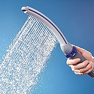 Waterpik PPR-252 Pet Wand Pro Shower Sprayer Attachment, 2.5 GPM, for Fast and Easy at Home Dog Cleaning, Blue/Grey