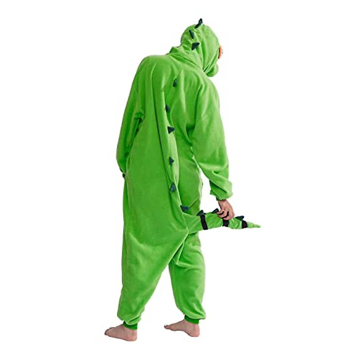 ofodoing Adult Lizard Onesie Animal One-piece Pajamas Cosplay Homewear Sleepwear Jumpsuit Costume for Women Men