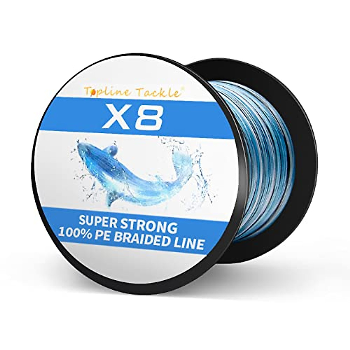 Supered Strength 8 Strands Braided Fishing Line, Abrasion Resistant Braided Lines, Zero Stretch& High Sensitivity Fishing Line,8LB-300LB PE Braided Line, High Performance for Saltwater or Freshwater