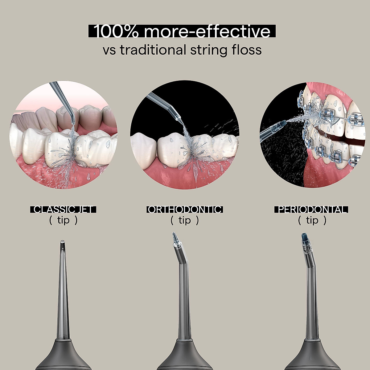 MOUTHARMOR Mouth Armor Cordless Water Flosser & Electric Toothbrush Combo (Mouth Armor + Dental Floss)
