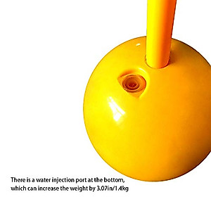 Retyion Kids Basketball Training Equipment Dribble Stick Adjustable Height Basketball Dribble Trainer for Indoor Outdoor