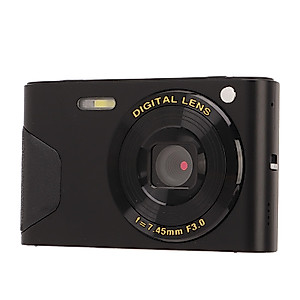 HD Digital Camera, Auto Focus Portable Small Camera 1080P Video Resolution Plastic and Metal 8X Zoom 2.7 in for Gift