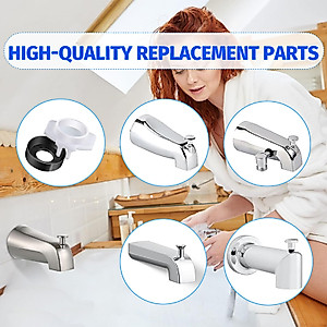 6 Pieces 101237 Cup Seal & Diverter Gate Replacement Parts for 3800 Tub Spout, Tub Spout for Shower Bathtub Faucet Diverter Spout