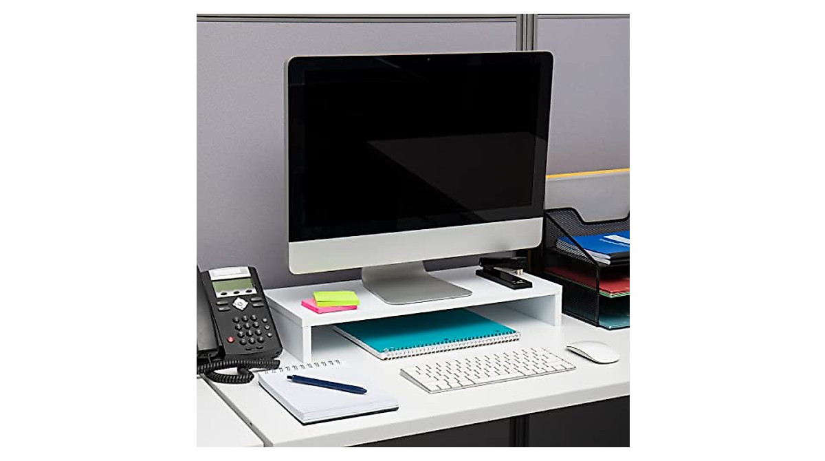Mind Reader Monitor Stand - 33 lb Capacity, 2 Pack