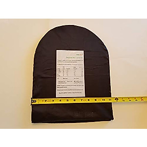 C.S.S.A. School and Travel Backpack Shield Insert Soft and Flexible Protection For Your Back with Round Top
