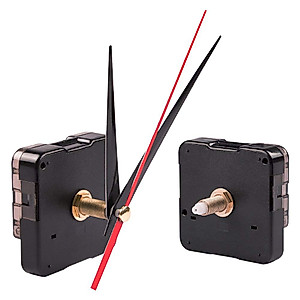 Petift Hands Quartz Wall Clock Movement Mechanisms Battery Operated for DIY Clock Repair Part Replacement(Hour,Minute and Second Hands Included)