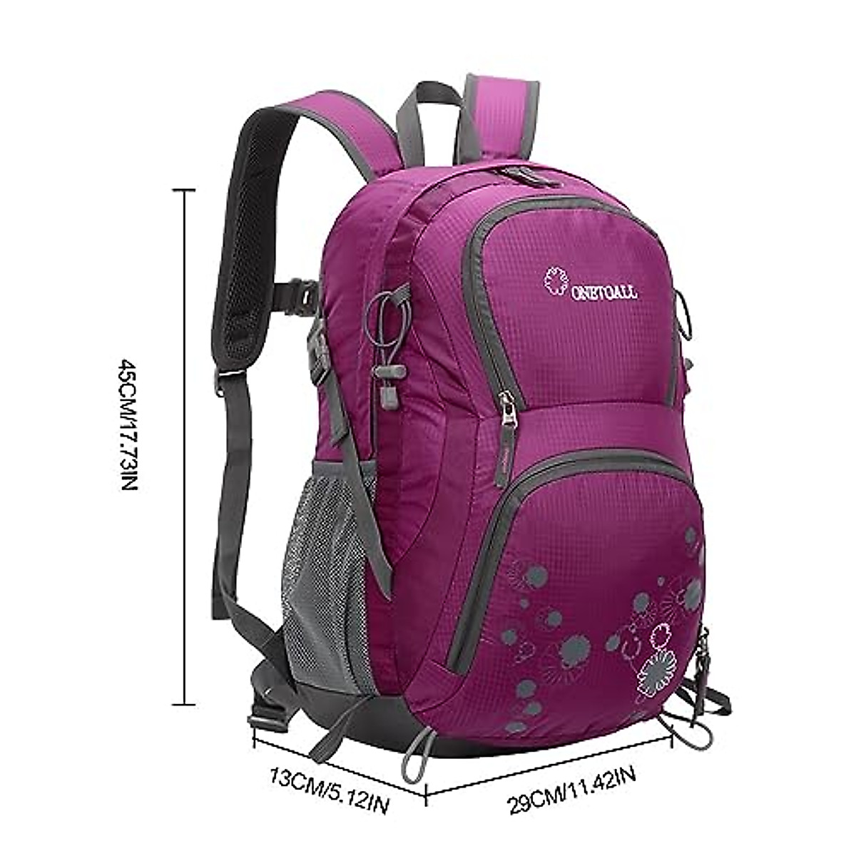 ONETOALL Cycling Backpack, Waterproof Bike Backpacks, 20L Small Hiking Travel Backpack Lightweight Daypacks for Men Women