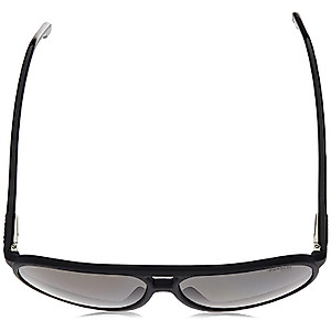 Carrera Modern Pilot Sunglasses, Black/Grey Shaded, 61