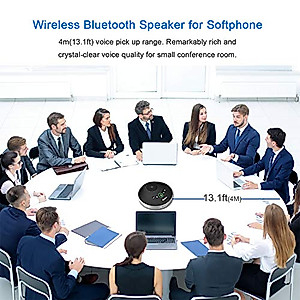 Tenveo Conference Room Camera Video conferencing System Bundle with Bluetooth Speaker for Business Meetings (3X Zoom VHD3U + A2000B)