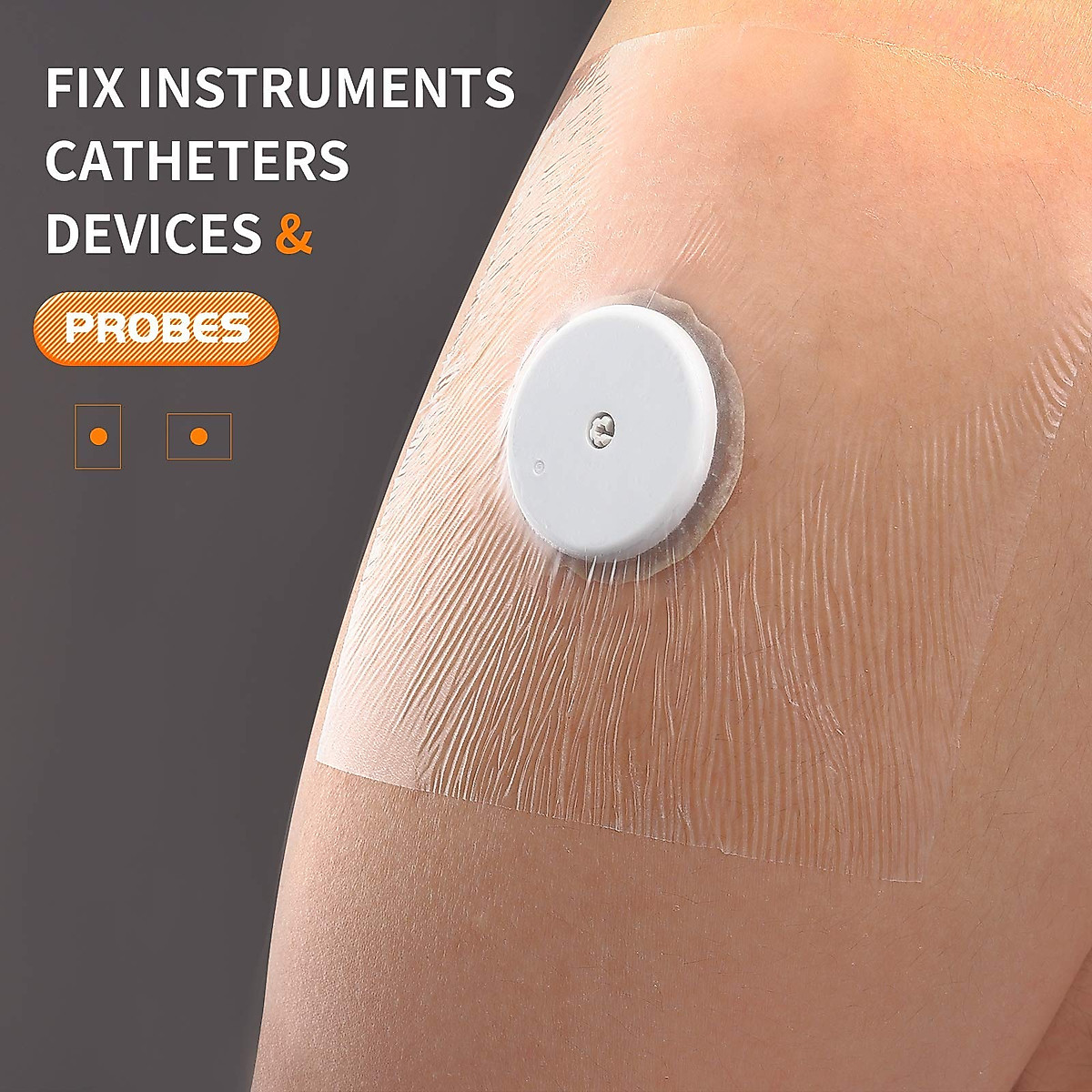 EalionMed Transparent Dressing, Wound Bandage, Adhesive Patch, 4'' x 4.75'', 50 Pack, Clear, Breathable, Comfortable, Shower Shield, Tattoo Bandage