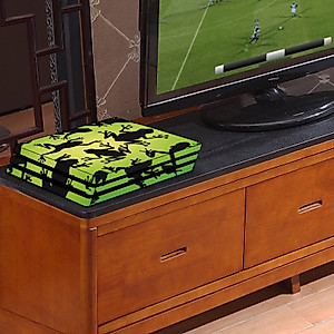 Frog Shadow Leaves Sticker for P-S4 Controller Full Protective Skin Cover Design Wrap Decal Sticker Compatible with P-S4 Print