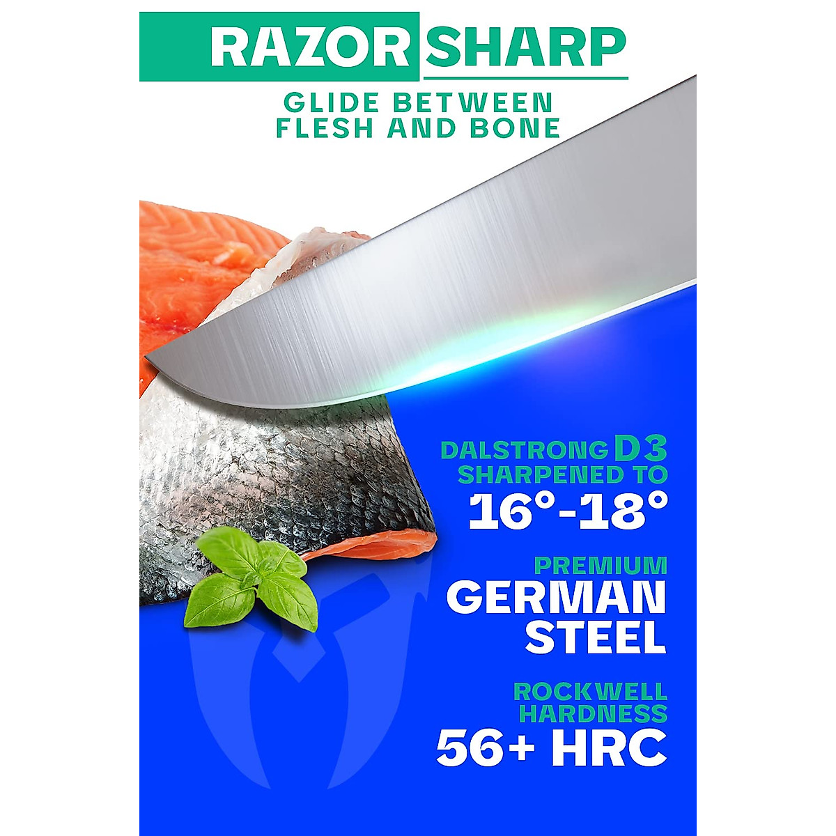 Dalstrong Boning Knife - 6 inch - Gladiator Series Elite - Forged German High-Carbon Steel Kitchen Knife - Razor Sharp - Black G10 Handle - w/Sheath - NSF Certified