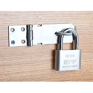 WANLIAN 40mm Compact Master Lock with 4 Keys, Champagne Gold