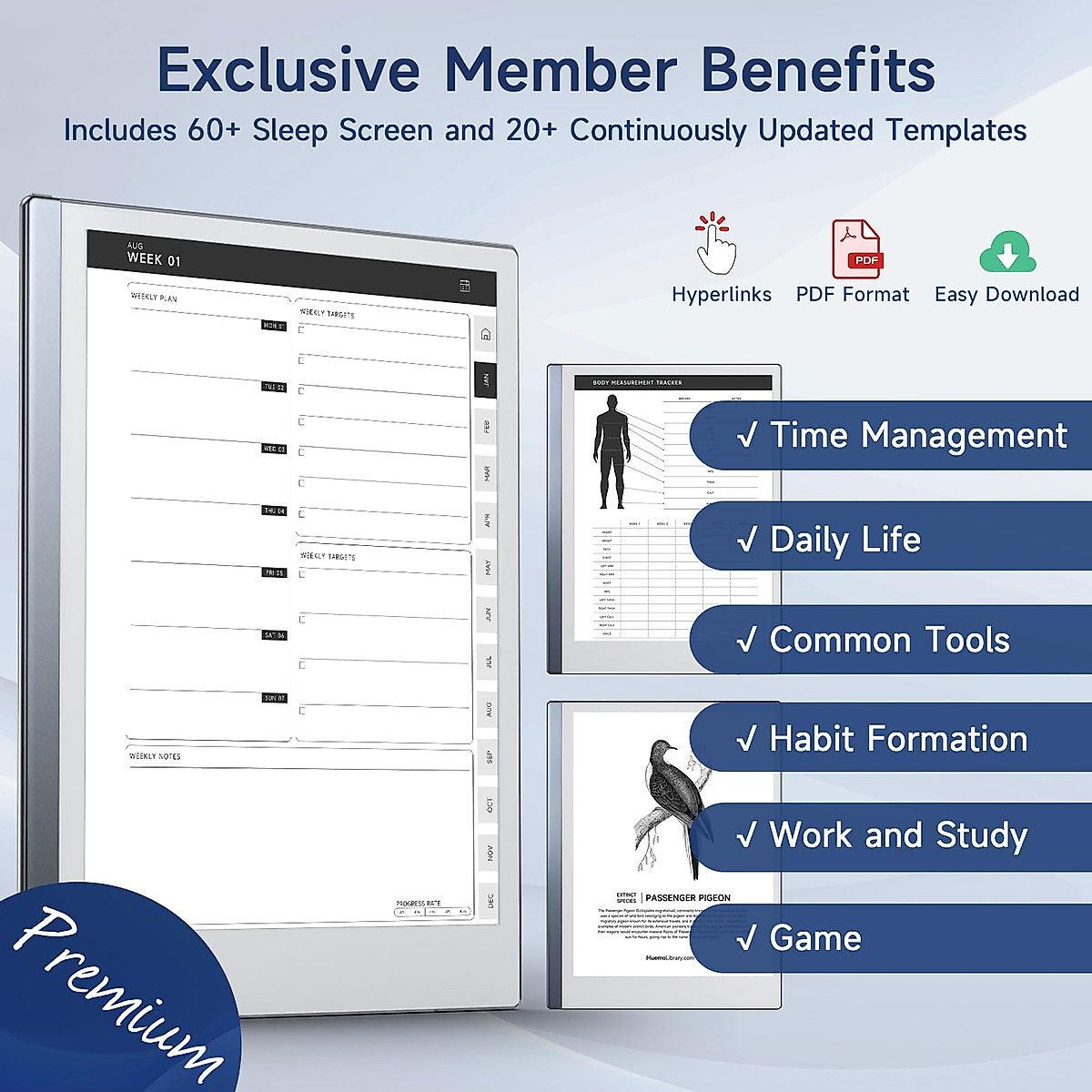 Ayotu Case for Remarkable 2 Paper Tablet 10.3" 2020 Released, Premium PU Leather Cover with Bulit-in Magnet, Book Folio Design with Pen Holder (Exclusive Templates Provided)