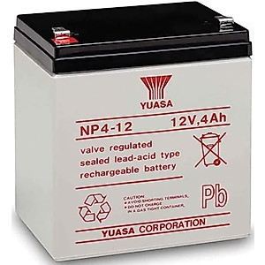 YUASA Battery NP4-12 12 V 4AH Battery