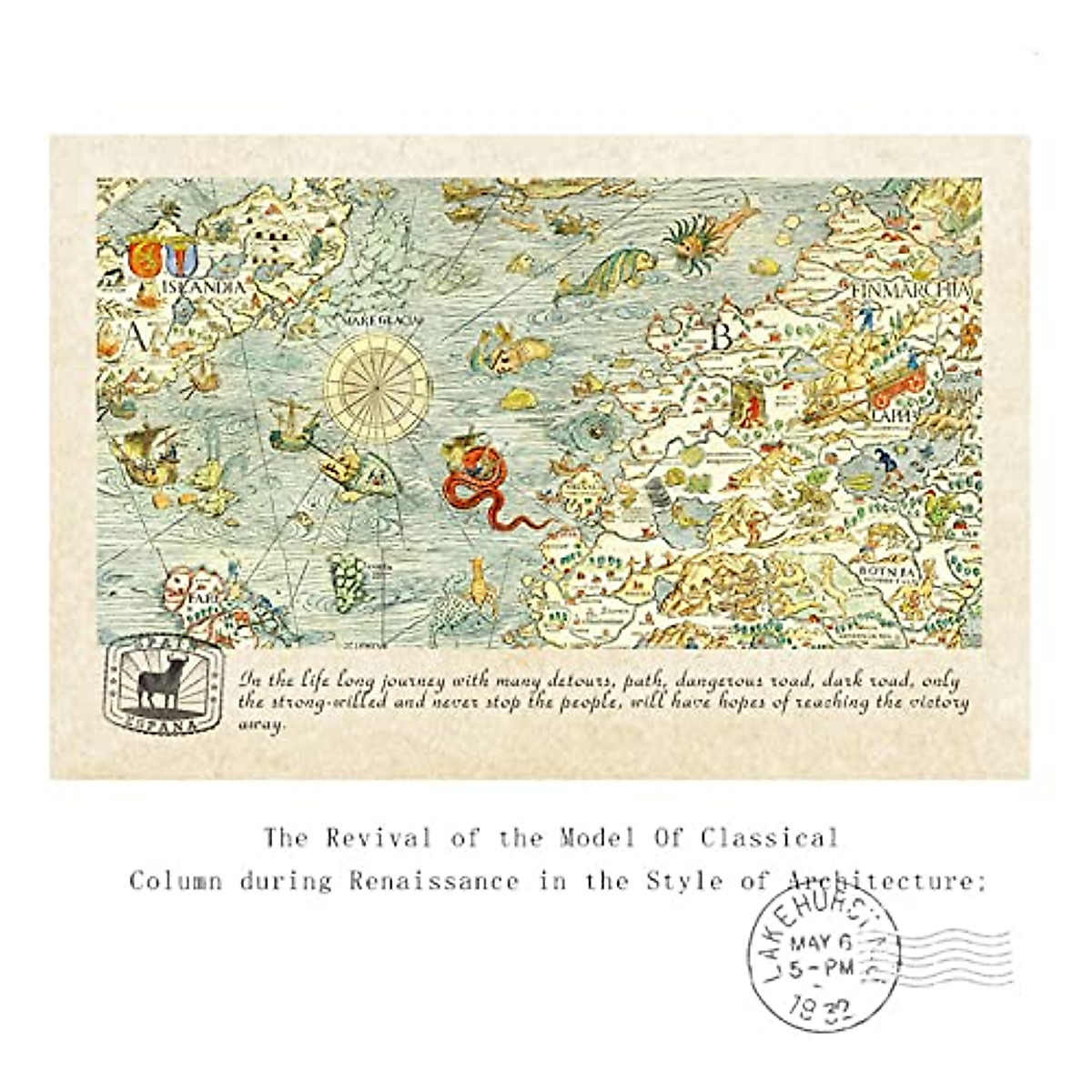 Paper Postcards,The World Map Vintage old travel Postcards,Retro Style Set of 30 Different Designs,Perfect for Wedding Party Guest Book