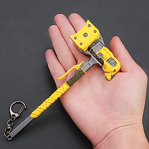 5.90" Games Caustic Heirloom Death Hammer Skeleton Metal Model Gift Desk Decoration