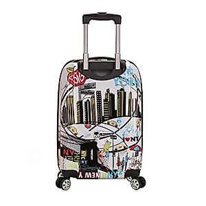 Rockland Departure Hardside Spinner Wheel Luggage, Newyork, Carry-On 20"