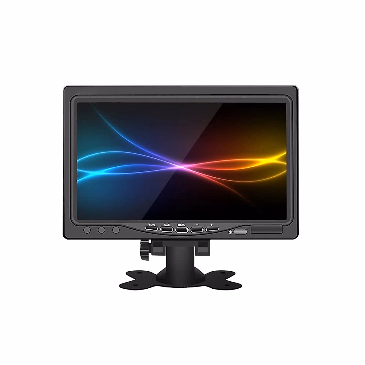 7 inch Portable Small HDMI Monitor HD 1080P VGA Monitor,Small LCD HDMI Monitor Mini Screen 1024x600,HDMI/VGA/AV Input Mini Monitor,with Speakers Earphone Jack