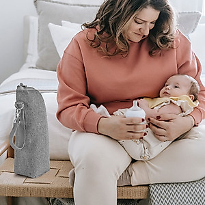 Accmor Baby Bottle Cooler Tote Bags, Insulated Breastmilk Cooler Bag, Nursing Bottle Cooler Warmer Bag for Nursing Mom Daycare Travel