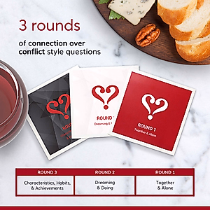 Vertellis Relationship Edition Couples Games - 2 Player Couples Card Games - Meaningful Conversation Starters Card Games for Couples - Fun Games for Couples - Romantic Couple Gifts