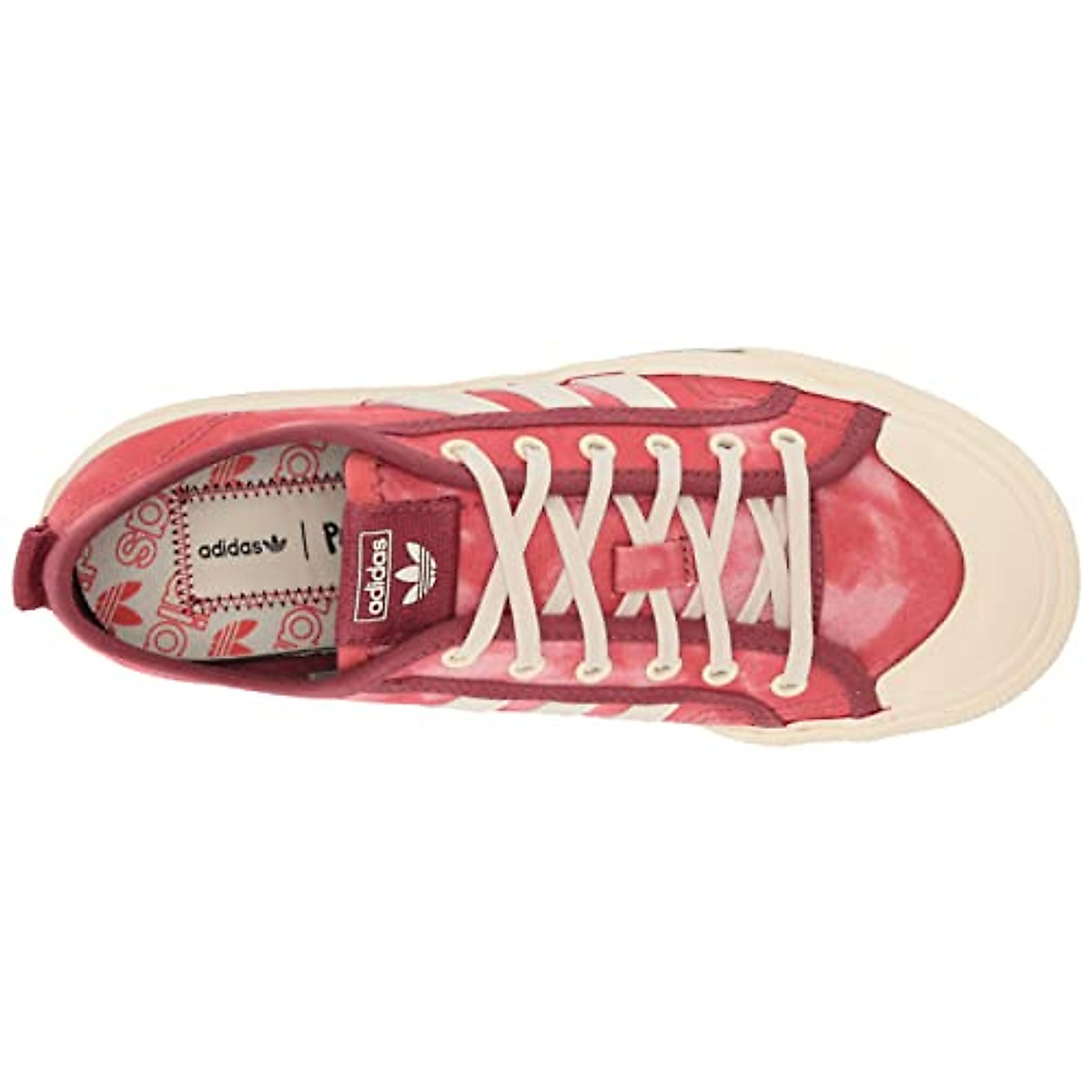 adidas Originals Nizza Skate Shoe, Crew Red/Tactile Red/Chalk White, 5.5 US Unisex Big Kid