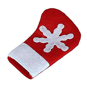 Modern Kitchen Table Set for 4 Cutlery Bag Holder Decor Pocket Christmas Fork Spoon Christmas Home Decor round Table Mat