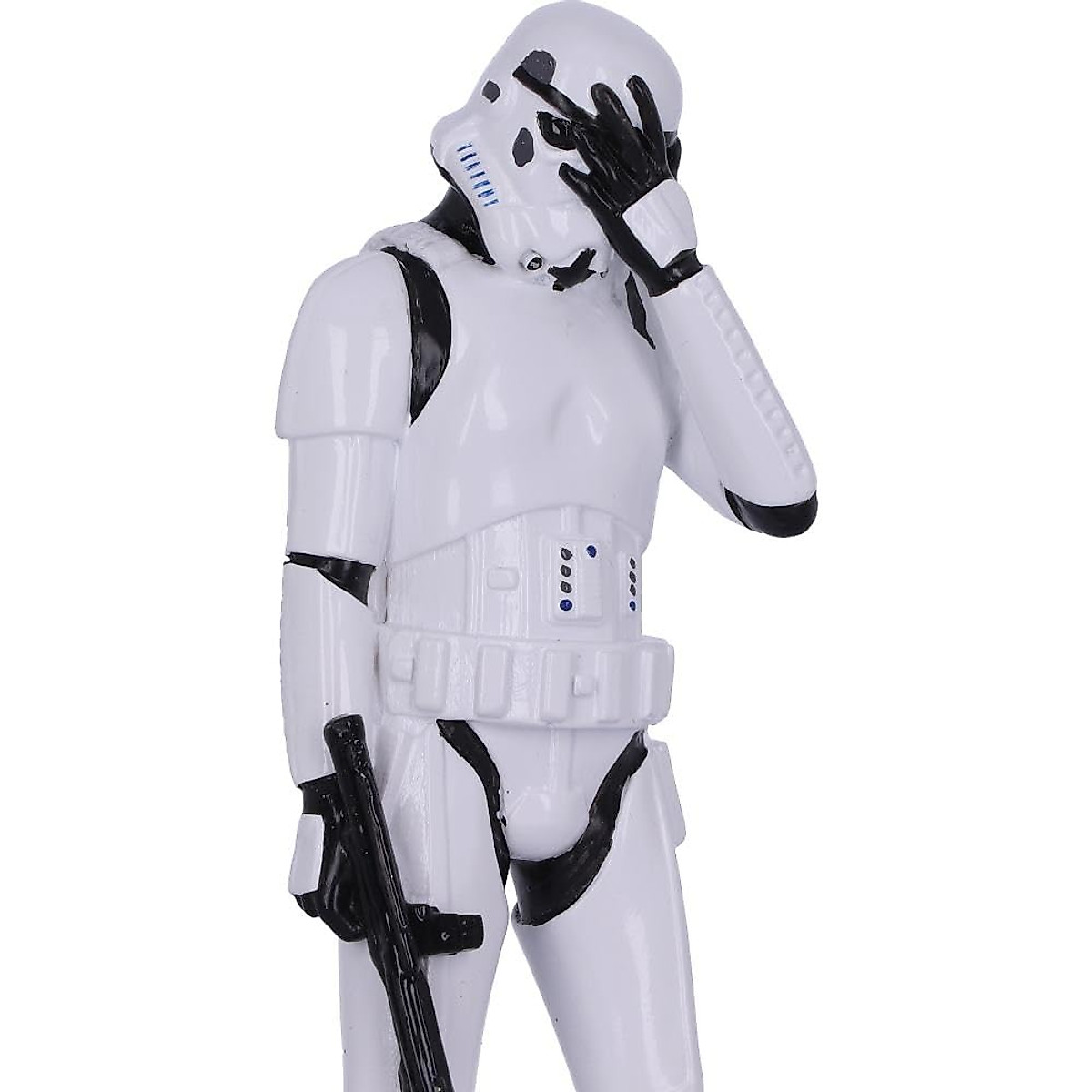 Nemesis Now Original Stormtrooper Three Wise Sci-Fi Figurines, White, 14cm