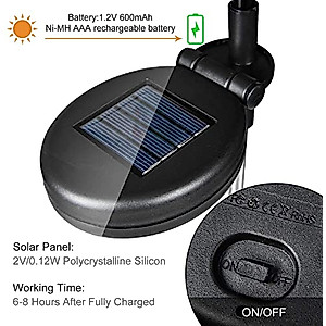 Doingart 2pc Snowman Solar Light Christmas Decorations,Solar Powered Red Scarf Snowman Stake,Christmas Snowman Decoration for Lawn Garden Yard