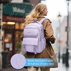 Reqinqin Kids Backpack Boys And Girls Backpack Purple Waterproof School Backpack Suitable for Age for Over 6 Years old Lightweight Purple Travel Toddler Backpack（Purple ）