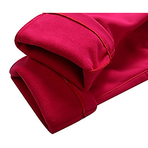 CATERTO Youth Snow Pants with Reinforced Knees and Seat,Warm Climbing Trousers For Boys and Girls Blue S