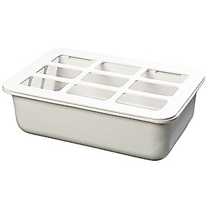 Carlisle FoodService Products CM104902 Coldmaster 6" Deep Insulated Food Pan with Organizer, Full-Size, White