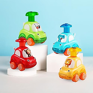 ALASOU Animal Car Baby Toys for 1 2 Year Old Boy|First Birthday Gifts for Toddler Toys Age 1-2|1 2 Year Old Boy Birthday Gift for Infant Toddlers