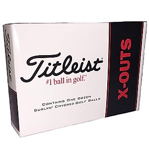 Titleist X-outs One Dozen Golf Balls