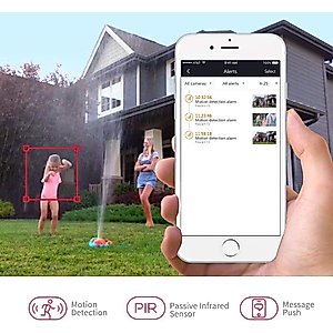 Foscam C1 HD 720P WiFi Security IP Camera with iOS/Android App, Super Wide 115° Viewing Angle, Night Vision Up to 26ft, PIR Motion Detection