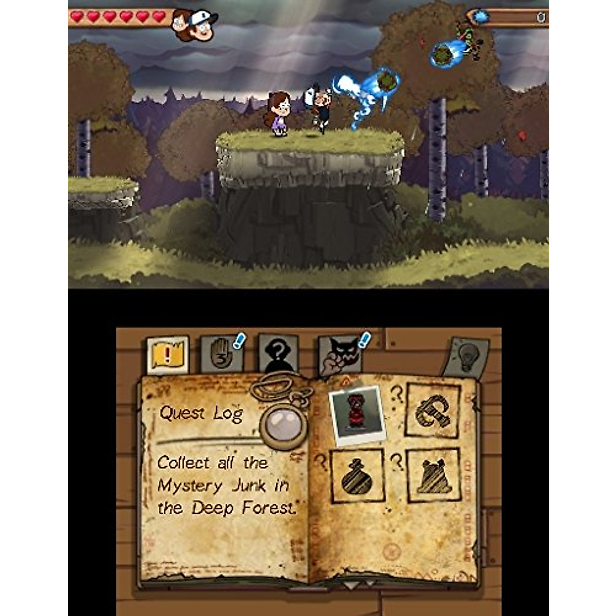 Gravity Falls: Legend of the Gnome Gemulets - Nintendo 3DS Standard Edition