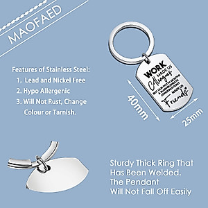 MAOFAED Coworker Gift Work Made Us Colleagues But Our Potty Mouths& Inappropriate Conversations Made Us Friend