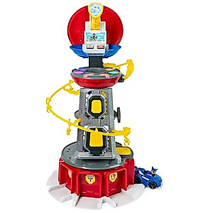 Cool Maker Paw Patrol, Mighty Pups Super Paws Lookout Tower Playset with Lights and Sounds, Toy for Ages 3 and Up